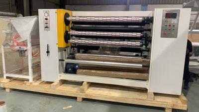 China Adhesive BOPP Tape Slitting Machine 1300mm 1600mm Automatic 4 Shaft Rewinding for sale