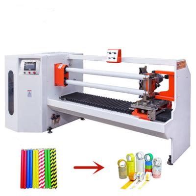 China Double Shaft OPP Film Slitting Machine 1300mm Cutting Width 270mm Max Diameter for sale