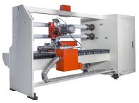 China Double Shaft OPP Film Slitting Machine 1300mm Cutting Width 270mm Max Diameter for sale