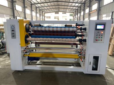 China Automatic BOPP Self Adhesive Tape Slitting Rewinding Machine 1300mm 180m/min for sale