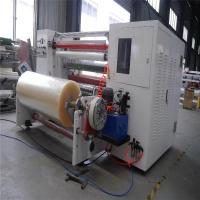 China Double Shafts Adhesive Gummed Paper Tape Rewinding Machine 1300mm Automatic Length Control for sale