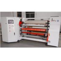 China Double Shafts Adhesive Gummed Paper Tape Rewinding Machine 1300mm Automatic Length Control for sale
