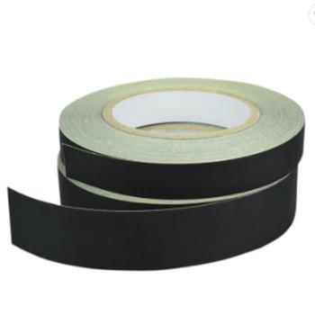 China Acetate Cloth Tape 0.12mm Black Rubber Adhesive Insulation 180°C for sale