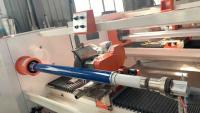 China PVC Adhesive Tape Bopp Gum Tape Log Roll Cutting Machine 1300mm 380V for sale