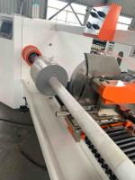 China One Shaft Adhesive PVC Foam Tape Roll Auto Cutting Machine 76.2mm PLC Control for sale