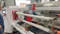 China Automatic Fiberglass Cloth 1300mm Fabric Roll Cutting Machine for sale