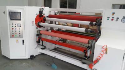 China 1300mm Adhesive Tape Double Shaft Rewinding Machine 180M/min 350mm Rewind Diameter for sale