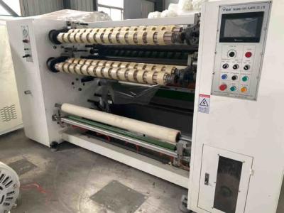 China BOPP Tape Slitting Machine 1300mm Effective Width 180m/min Speed Jumbo Roll Rewinding for sale
