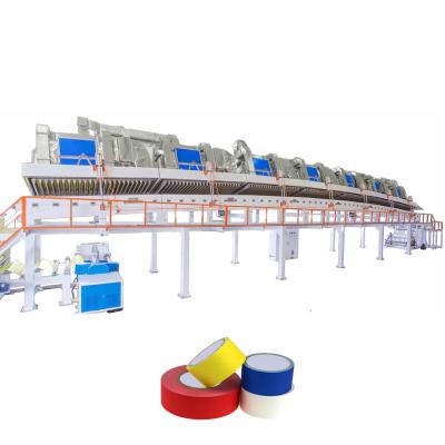 China BOPP Jumbo Roll Acrylic Adhesive Coating Machine 1300mm Width Electric Heating for sale