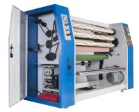 China BOPP Cello Adhesive Tape Slitting Machine 1300mm 380V 3 Phase Automatic Rewinding for sale
