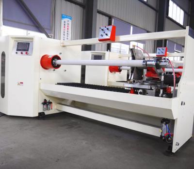 China 5HP VHB Foam Tape Roll Cutting Machine with PLC Servo Control 1.5in Shaft for sale