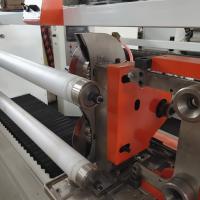 China PVC Electric Insulation Tape Roll Cutting Machine 250mm Cutting Diameter 1800kg Capacity for sale