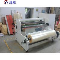 China 1300mm 5kw Single Shaft Adhesive Foam Tape Rewinding Machine 250mm Rewind Diameter for sale