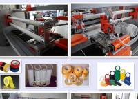 China Double Shafts 1600mm Tape Roll Cutting Machine with PLC Control and Servo Motor for sale