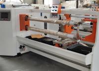 China Double Shafts 1600mm Tape Roll Cutting Machine with PLC Control and Servo Motor for sale
