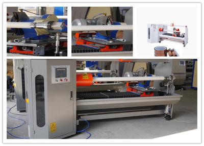 China PVC Adhesive Tape Bopp Gum Tape Log Roll Cutting Machine 1300mm 380V for sale