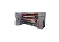 China Double Shafts Adhesive Tape Jumbo Roll Rewinding Machine for sale