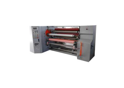 China Double Shafts Adhesive Tape Jumbo Roll Rewinding Machine for sale