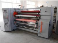 China Double Shaft Automatic Masking Tape Rewinding Machine 1600mm Width 250mm Rewind Diameter for sale