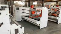 China 38mm Compression Resistance Tape Roll Cutting Machine with PLC Control and 0.1mm Precision for sale