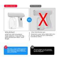 China K3-L 2M Disinfect Alcohol Sprayer Wireless Rechargeable Blue Light Nano Atomizer Electric Spray Gun for sale