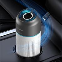 China Car Home Office Vehicle Air Cleaner Filter Small Intelligent Air Purifier 3.5w for sale