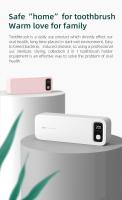 China Home Battery UVC Light Sterilizer Smart Wall Mounted Toothbrush Sanitizer for sale