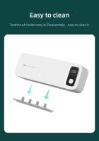China Home Battery UVC Light Sterilizer Smart Wall Mounted Toothbrush Sanitizer for sale