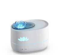 China 350ml Fire Flame Humidifier With Timer Setting And Led Light 7 Colors for sale