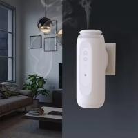 China Plastic Material Aroma Diffuser Machines 300cbm 100ml Hanging Socket White for sale