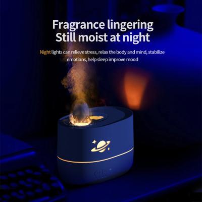 China 350ml Capacity Flame Air Humidifier with Timer Setting 2/4/6 Hours for sale