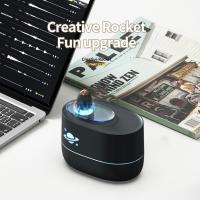 China ABS Material Fire Flame Humidifier With 12W Power And Low Noise Level 350ml for sale
