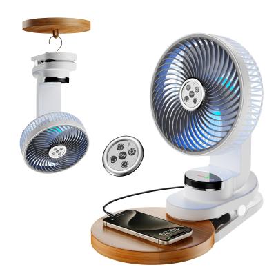 China 8 Speeds Clip On Multifunctional Portable Fan Small Battery Rechargeable 20000MAh for sale
