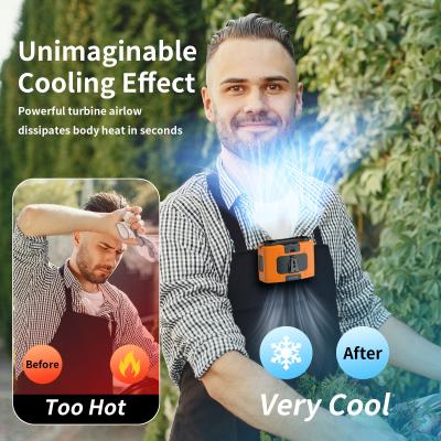 China Socool Fan 20000mAh Portable Type-C Wearable Fans Super Wind Super Quiet Outdoor Fan for sale