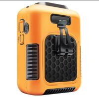 China Socool Fan 8000mAh Clip Waist Fan Green Orange Grey Multifunctional Portable Fan 5 Strong Wind Noise Level Less Than 50 DB for sale