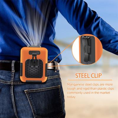 China Socool Fan 8000mAh Clip Waist Fan Type-C Powered Versatile Personal Fan For Versatile Performance In Green Orange Grey for sale