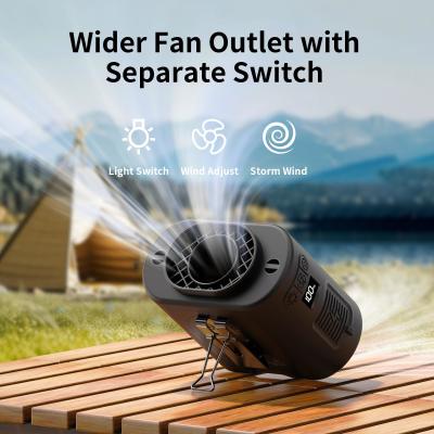 China Socool Fan 14500Mah Clip Waist Fan Rechargeable Battery And Type-C Power Source Multifunctional Portable Fan For Indoor/Outdoor Activities  Wearable Fans for sale