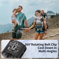 China Socool Fan 14500mAh Clip Waist Fan Stay Cool On The Move With Our Type-C Adjustable Mobile Fan And Rechargeable Battery Outdoor Turbo Fan for sale