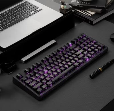 China Magnetic Axis Mechanical Keyboard with 2.0mm Key Travel Distance Full Key Anti-Ghosting and Aluminum Alloy Frame for sale