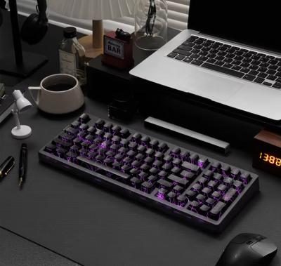 China Durable Aluminum Alloy Magnetic Axis Keyboard with 2.0mm Key Travel Distance for Gaming and Typing for sale