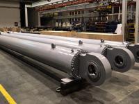China Robust Construction Machinery Hydraulic Piston Cylinder Custom 45# ST52 for sale