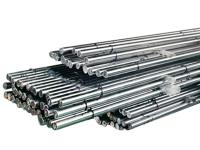 China Hard Chrome Plated Precision Piston Rod 25 Mic Hydraulic Piston Rod Corrosion Resistant for sale
