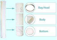 China Industrial Polyester Dust Collector Filter Bag 130-150°C with >1300N Strength for Cement Mining Applications for sale