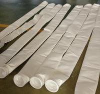 China Industrial Polyester Dust Collector Filter Bag 130-150°C with >1300N Strength for Cement Mining Applications for sale