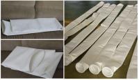 China 800# PTFE Dust Collector Filter Bag with 130-150°C Temperature Resistance and >1300 N/5*20cm Breaking Strength for sale