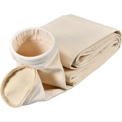 China 500g Anti-Static Dust Filter Bag PE PET Coated Non-Woven Needle Felt for Industrial Dust Collectors 130°C for sale