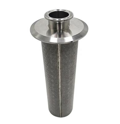 China Sintered Stainless Steel Filter Cartridge 50 Micron 20 Inch with 99% Filtration Efficiency for Industrial Applications for sale