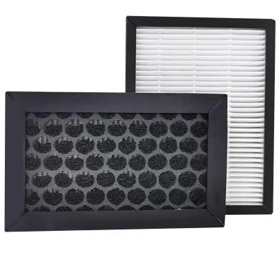 China HEPA Filter Panel with Activated Carbon for Industrial Air Purification - 0.02-100μm Particle Removal & High Temperature Resistance for sale