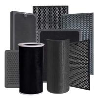 China Activated Carbon Filter Pads 0.02-100μm Particle Removal with High Temperature Resistance for Industrial Dust Collection Systems for sale
