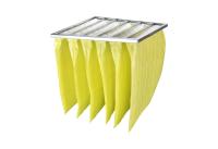 China Customized Industrial Nylon Air Filter Bag G2-G4 M5-M6 F7-F9 for Spray Booth Dust Collection Systems for sale